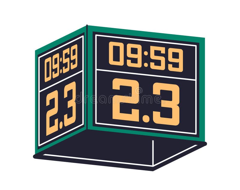 Vector Basketball Game Element Stock Vector - Illustration of area ...