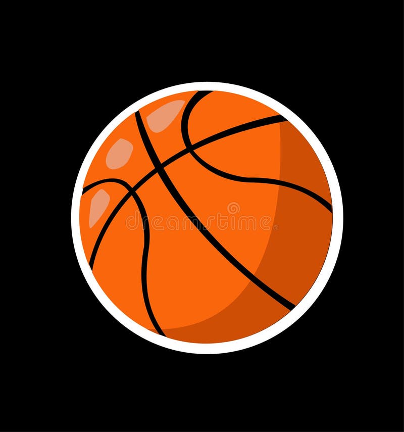 Vector Basketball Illustration Design Stock Vector - Illustration of ...