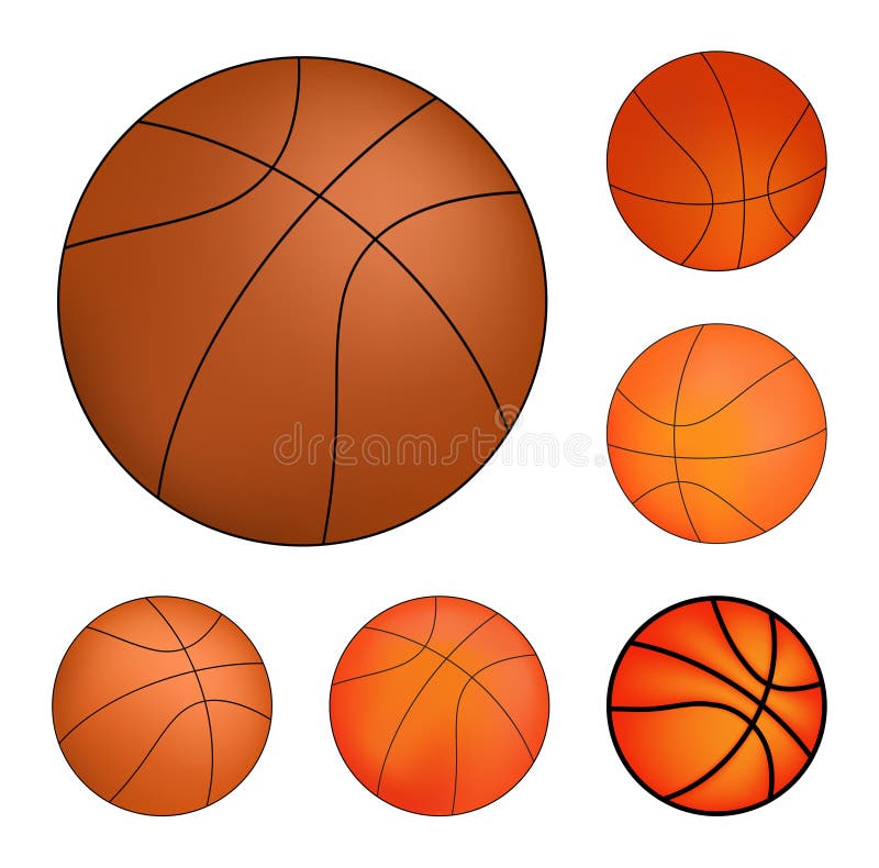 Vector Basketball Icon On A Dark Background Stock Vector - Illustration ...