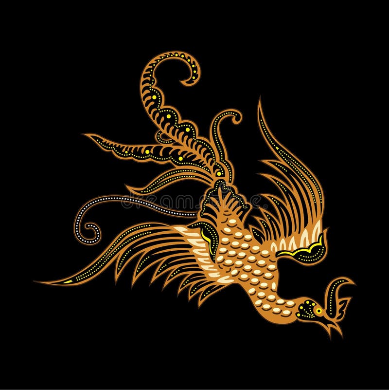 Vector Batik Bird from Indonesia Stock Vector - Illustration of ...