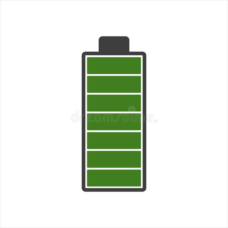 Car Battery Icon on White Background. EPS 10 Stock Vector ...