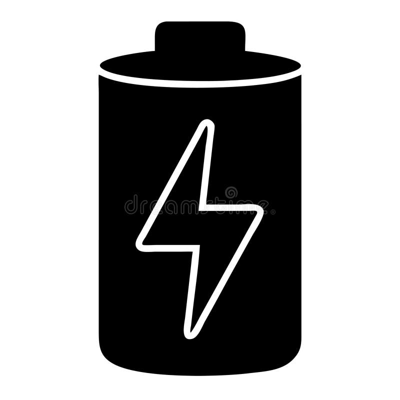 Vector of Battery with Lightning Bolt for Energy and Power ...
