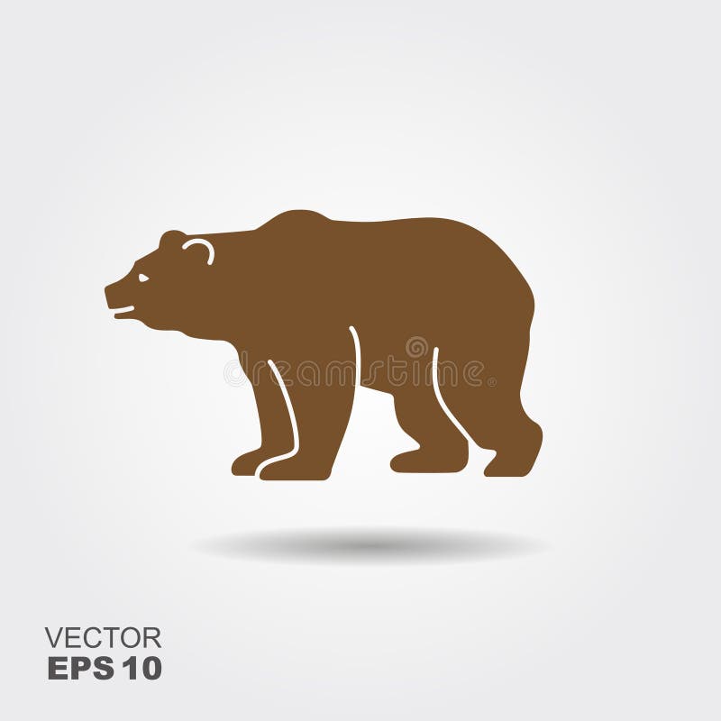 Bear Symbol - Vector Illustration Stock Vector - Illustration of ...