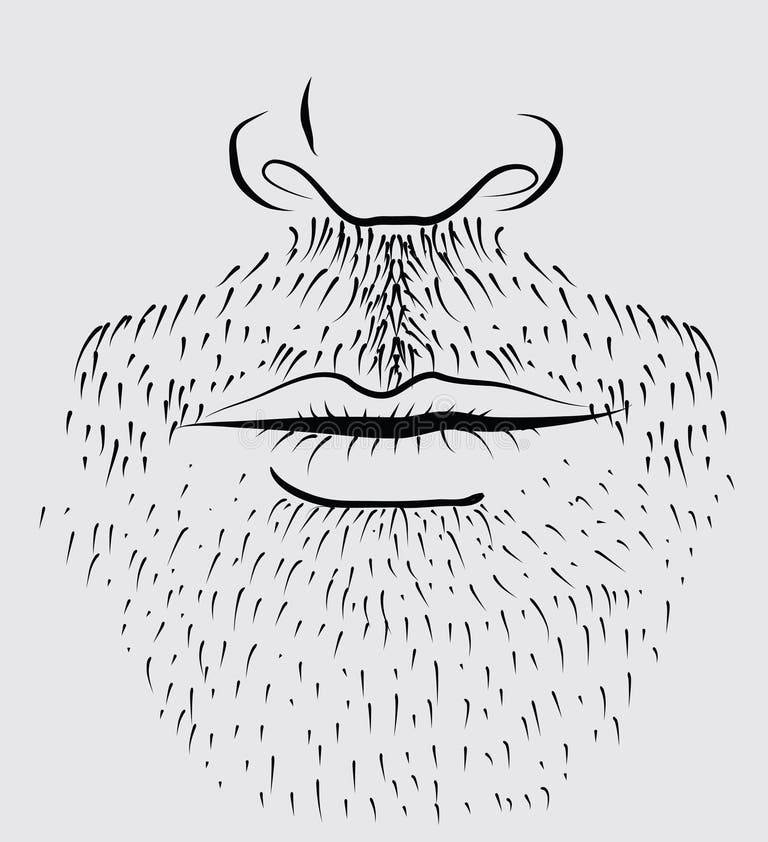 Stubble Beard Stock Illustrations – 578 Stubble Beard Stock ...