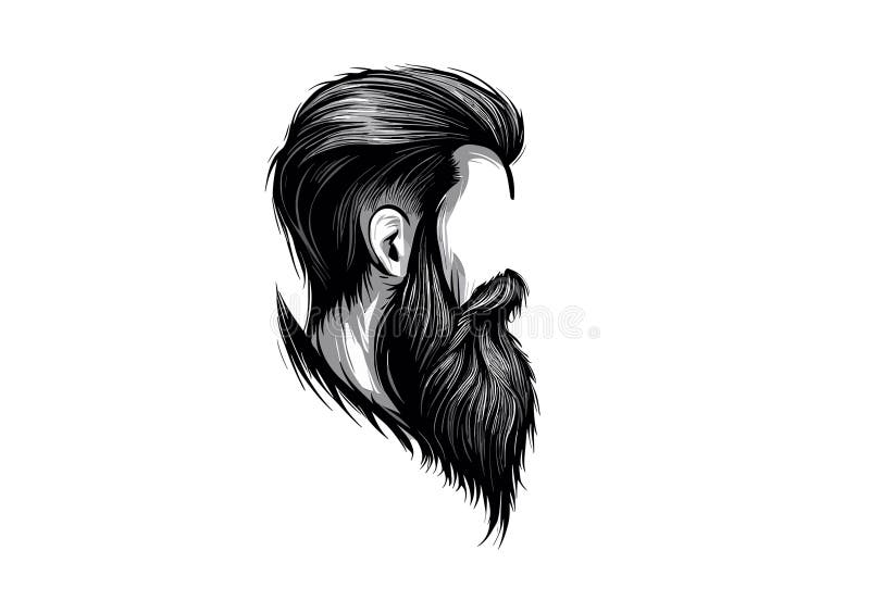 Vector Beard Whispers: Logo Inspirations Stock Illustration ...