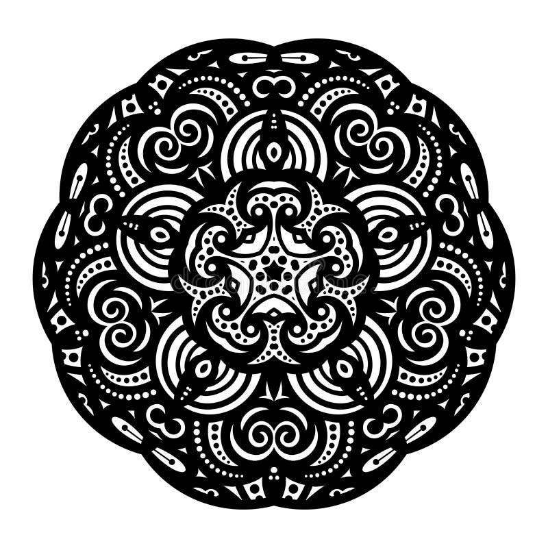 Vector Beautiful Deco Black Star Stock Vector - Illustration of deco ...