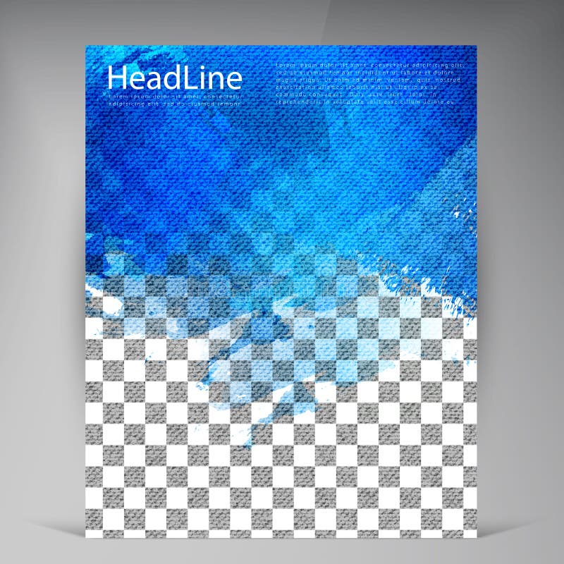 Vector Beautiful Flyer. stock vector. Illustration of brochure - 70940828