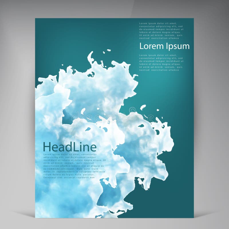 Vector Beautiful Flyer. stock vector. Illustration of elements - 70593877