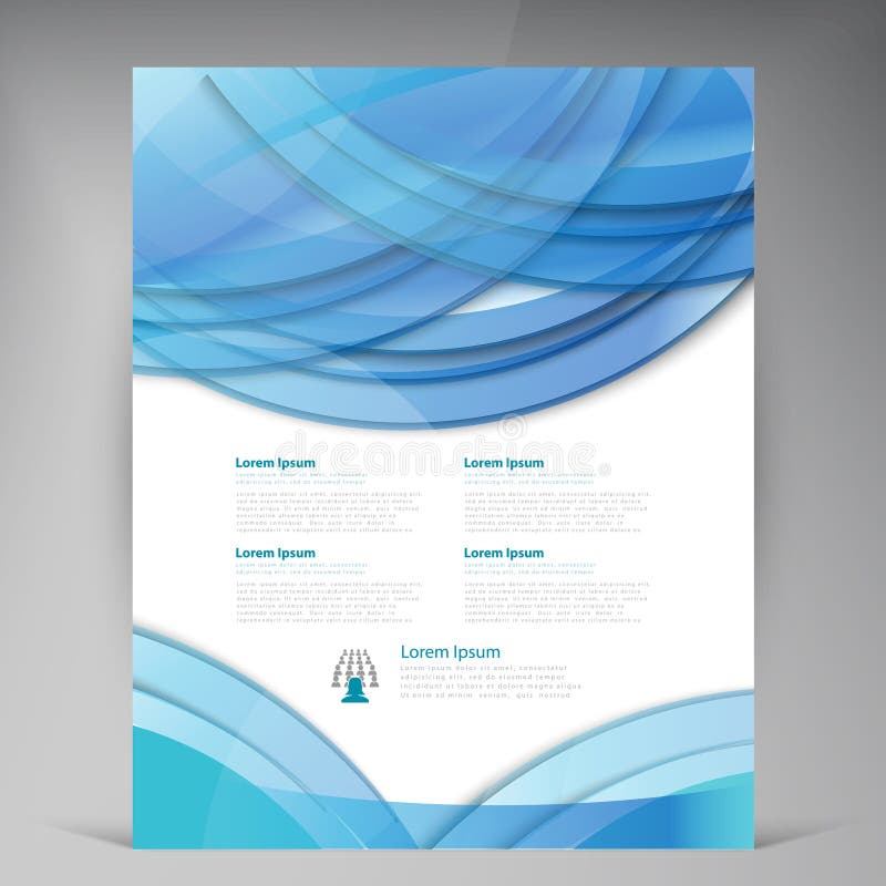 Vector Beautiful Flyer. stock vector. Illustration of fold - 72305643