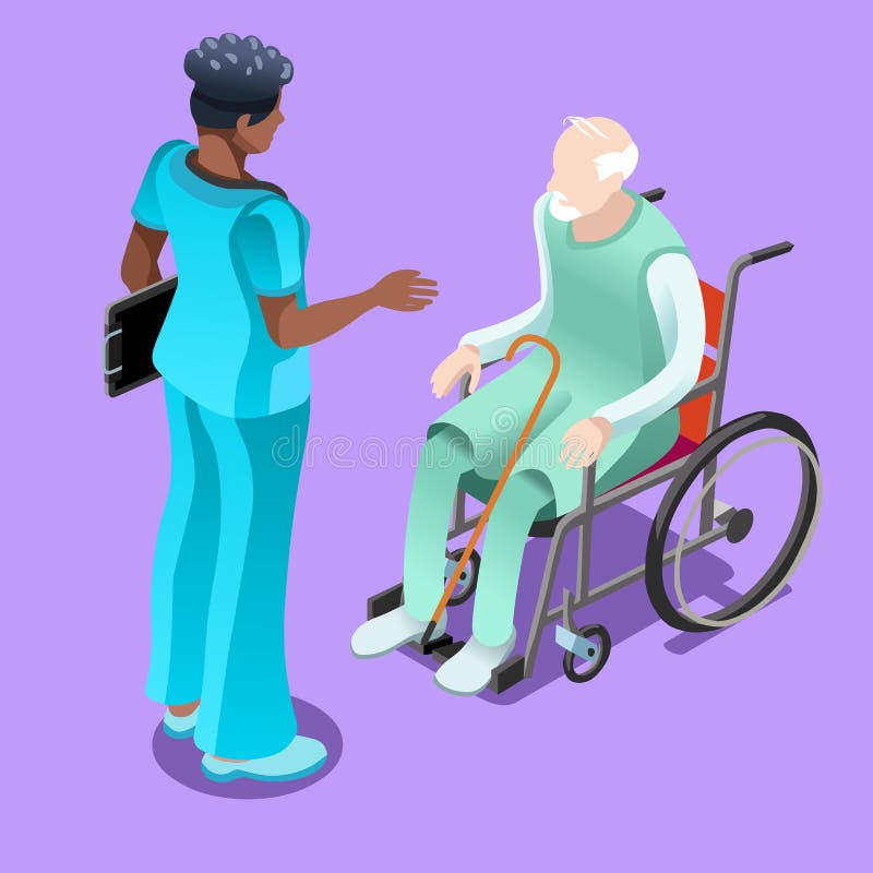 Black Nurse Talking Stock Illustrations 180 Black Nurse Talking Stock