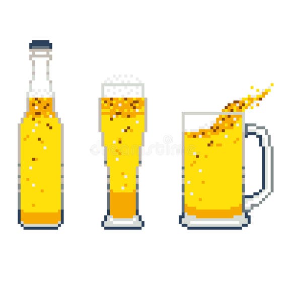 Beer Bottle Pixel Art Stock Illustrations – 161 Beer Bottle Pixel Art ...