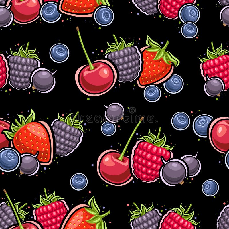 Berry Theme Mix Stock Illustrations – 126 Berry Theme Mix Stock ...