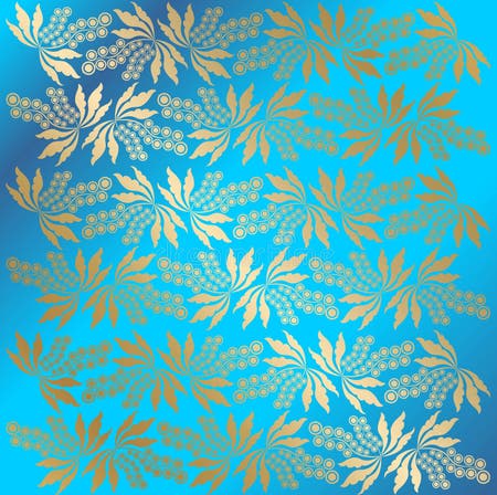 Vector Berry Texture (royal) Stock Vector - Illustration of golden ...