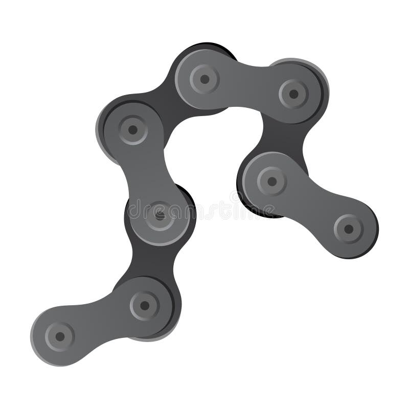 Vector bicycle chain stock vector. Illustration of cycle - 71920658