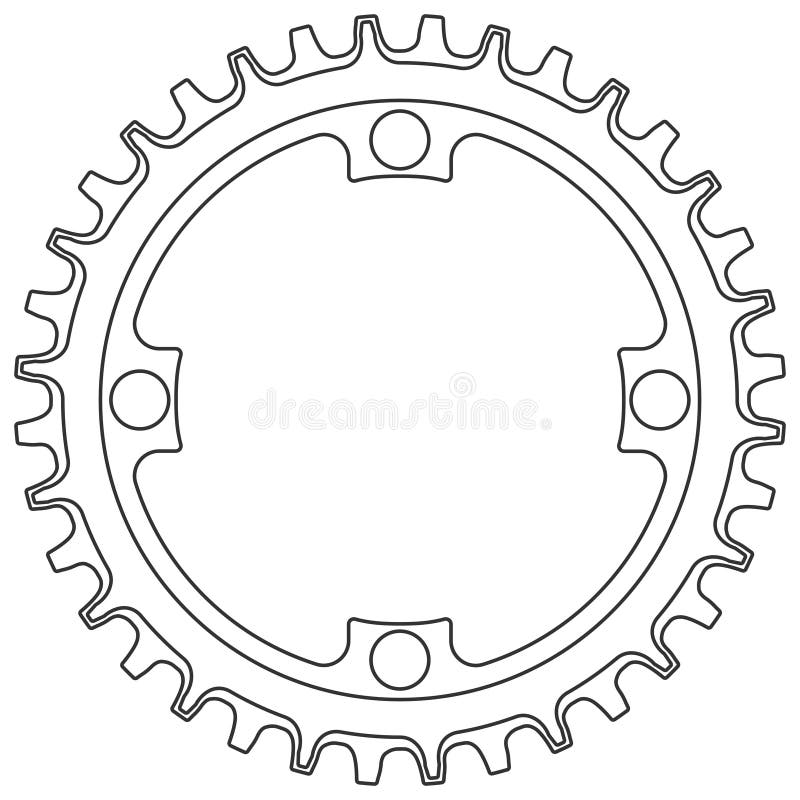 Bike Chain Ring Clipart