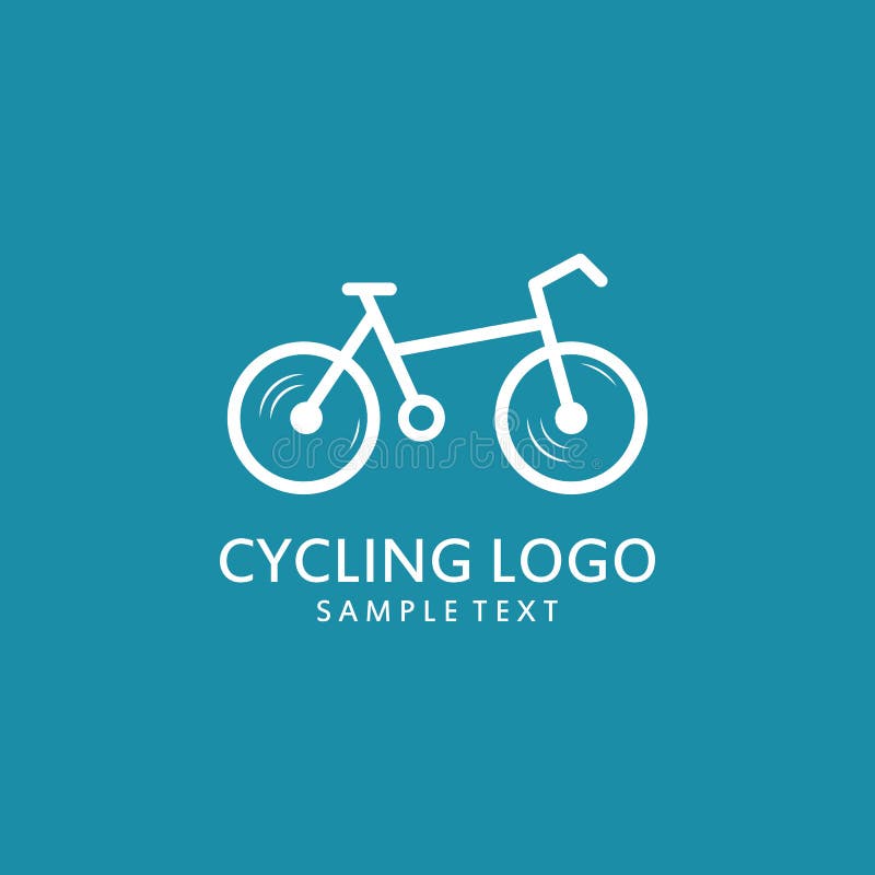 Vector Bicycle Logo Template Stock Vector - Illustration of silhouette ...