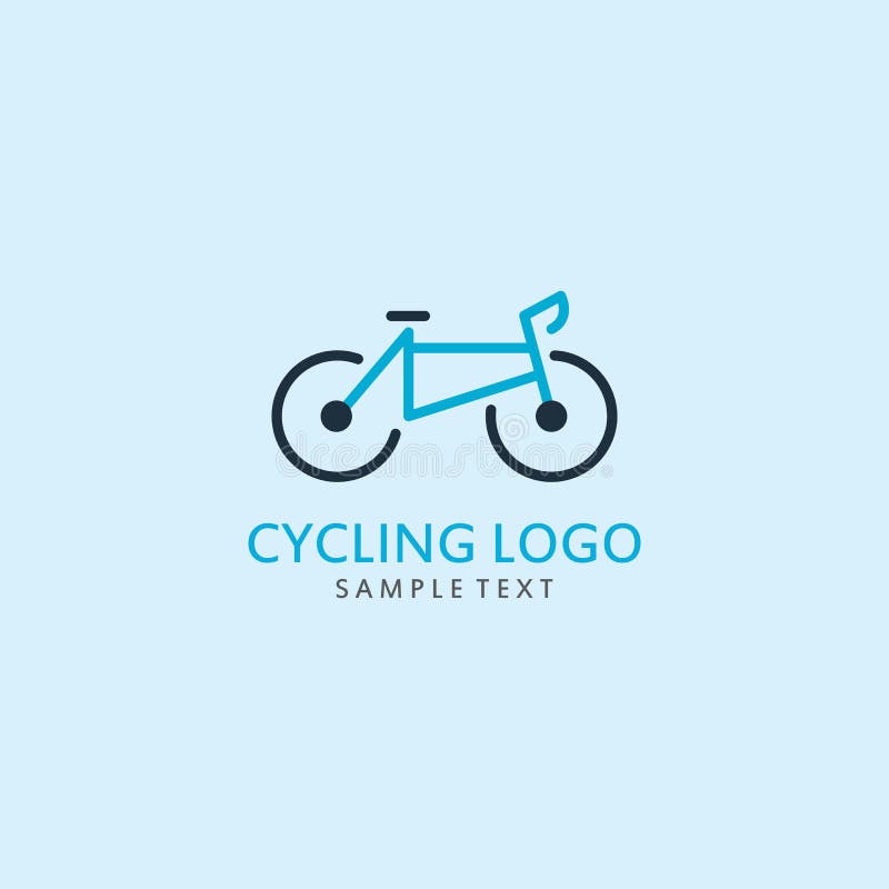 Vector Bicycle Logo Template Stock Vector - Illustration of graphic ...