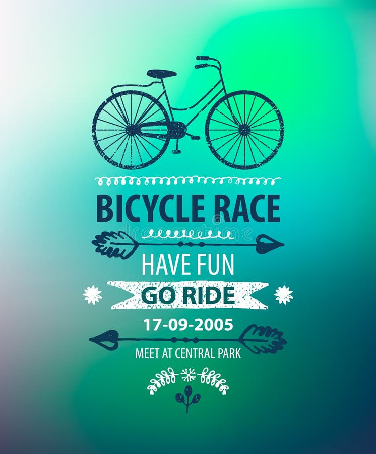 Bike race stock vector. Illustration of modern, race - 26860603