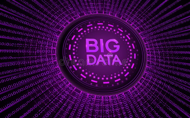 Vector BIG DATA Background. Visual Abstract Concept. Stock Vector ...