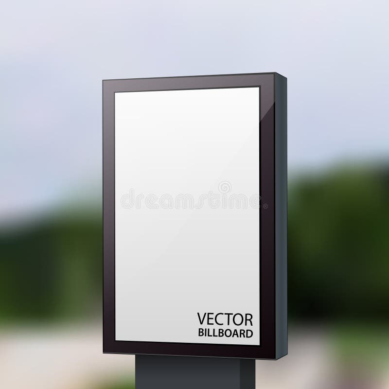 Vector Billboard stock vector. Illustration of advertise - 44260811