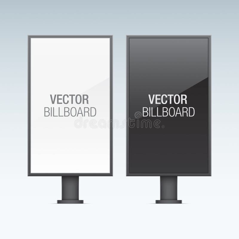 Vector billboards. stock illustration. Illustration of empty - 67865969