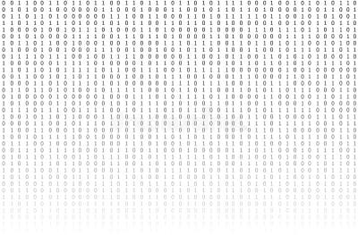 Vector Binary Code Background, Gradient Texture, Technology Concept. Stock Vector - Illustration ...