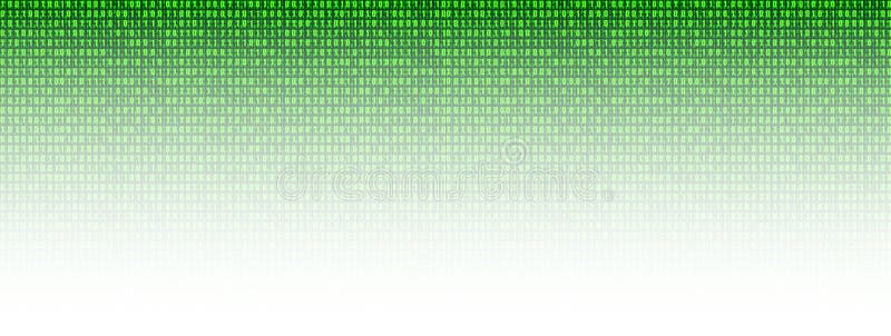 Vector Binary Code Background, Gradient Texture, Technology Concept. Stock Vector - Illustration ...