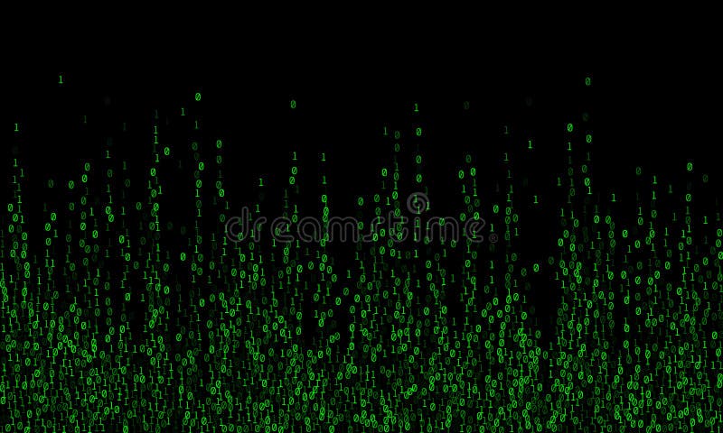 Binary Code Cyber Monday Sale Background. Stock Vector - Illustration ...