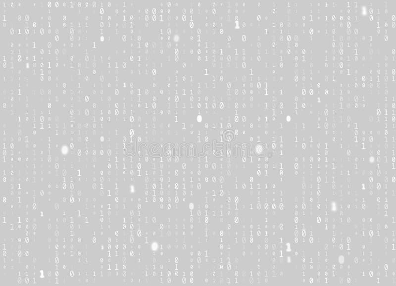 Vector Binary Code Background, Gradient Texture, Technology Concept ...