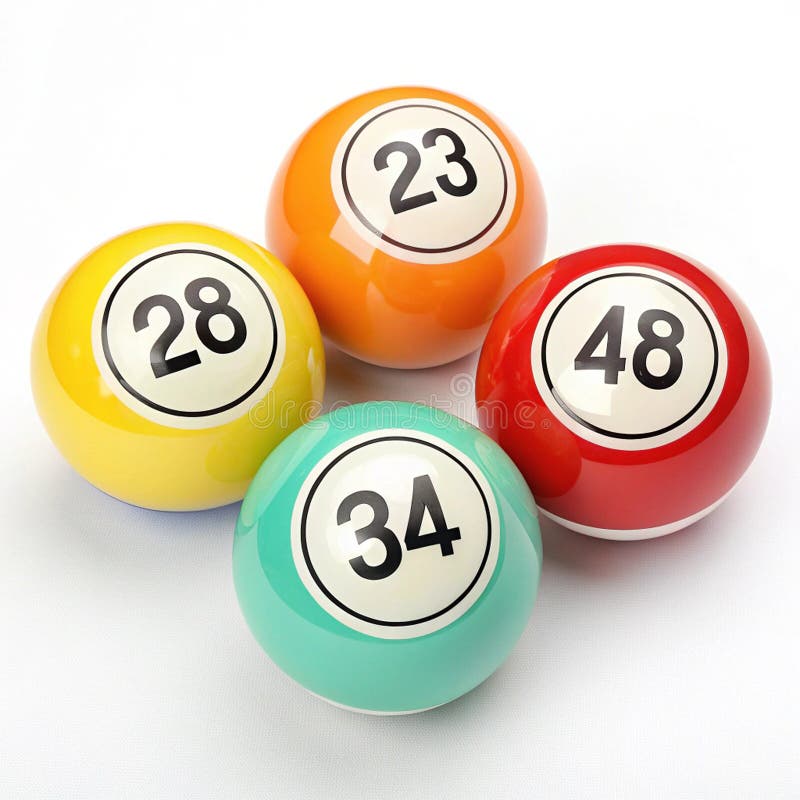 Vector Bingo Lottery Number Balls Set Stock Illustration - Illustration ...