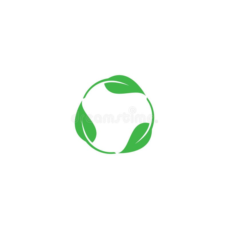 Vector Bio Recyclable Degradable Label Logo Template Stock Illustration ...