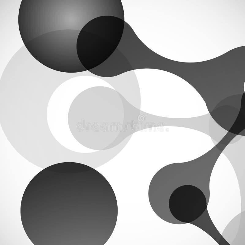 Vector Biotechnology Illustration. Science Design Molecule DNA Stock ...