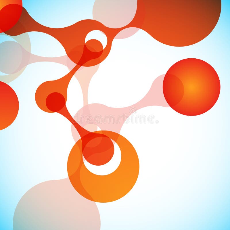 Vector Biotechnology Illustration. Science Design Molecule DNA Stock ...