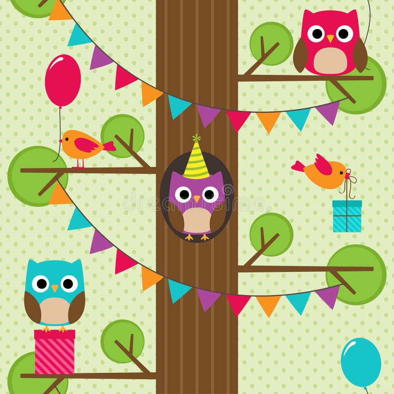 Birthday Tree Stock Illustrations – 62,902 Birthday Tree Stock ...