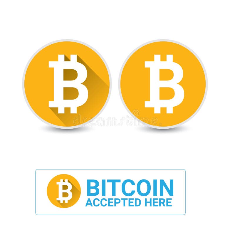 Vector Bitcoin Symbol. Bitcoin Icon Stock Vector - Illustration of ...