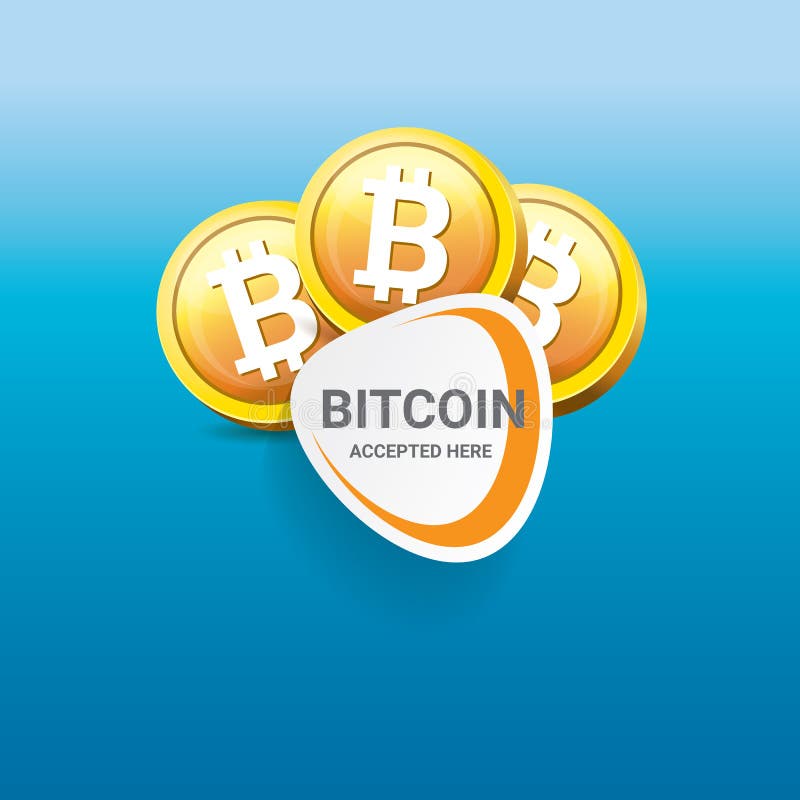 Vector Bitcoin Symbol. Bitcoin Icon Stock Vector - Illustration of cash ...