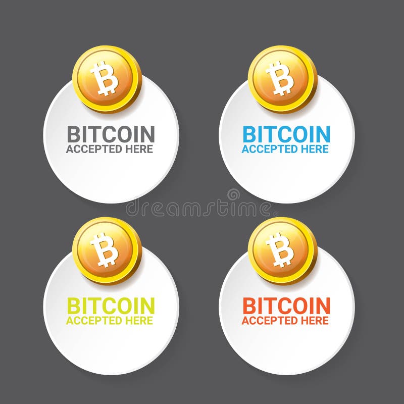 Vector Bitcoin Symbol. Bitcoin Icon Stock Vector - Illustration of bank ...