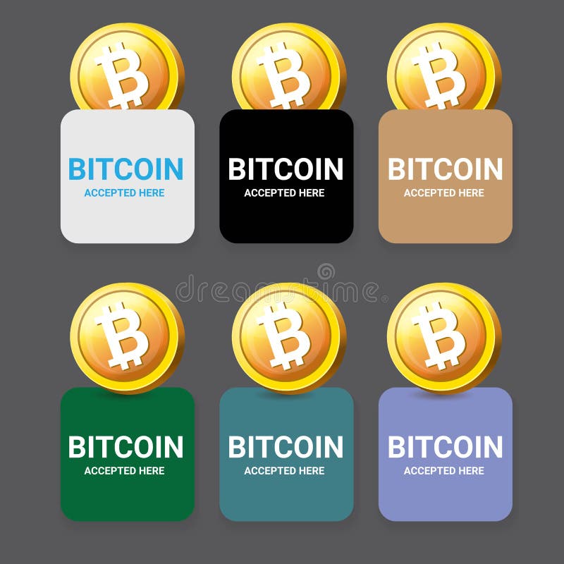 Vector Bitcoin Symbol. Bitcoin Icon Stock Vector - Illustration of ...