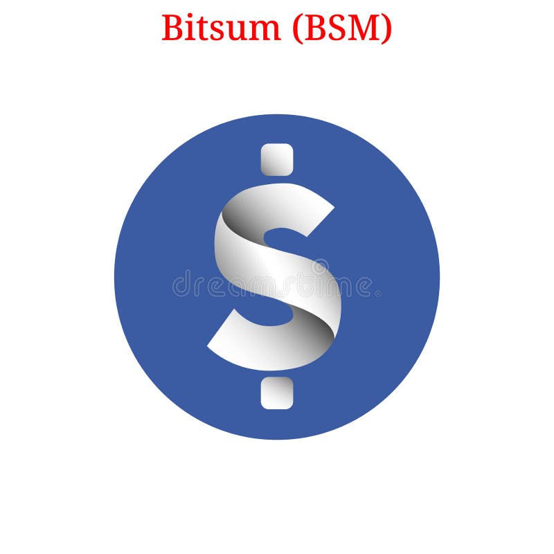 Vector Bitsum BSM logo stock vector. Illustration of finance - 114746077