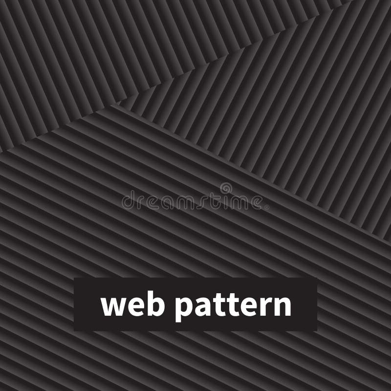 Vector Black Abstract Pattern Stock Vector - Illustration of shadow ...