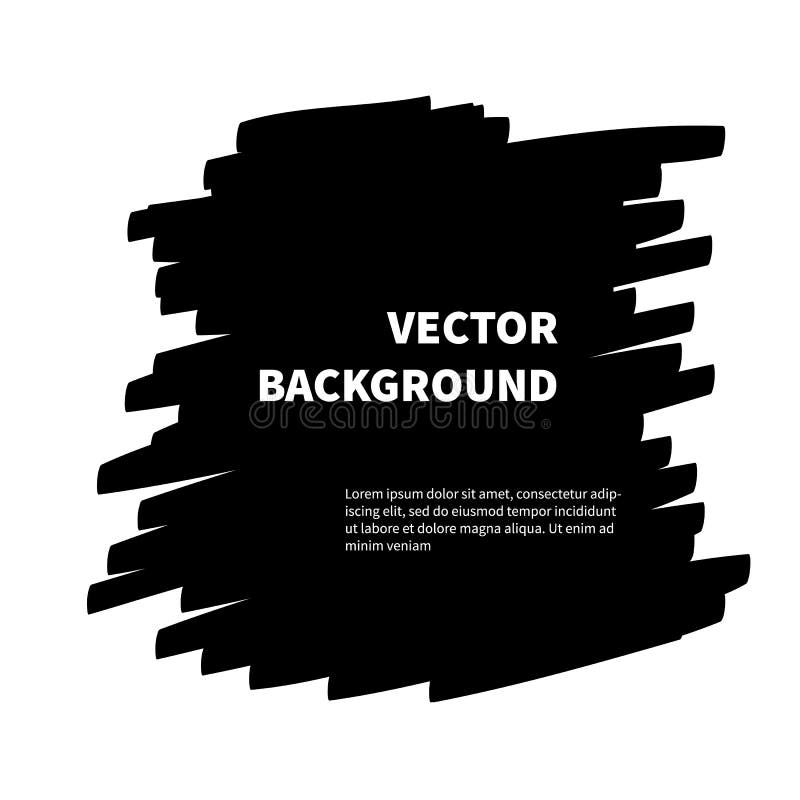 Vector Black Banner Design. Vector Logo Design Element for ...