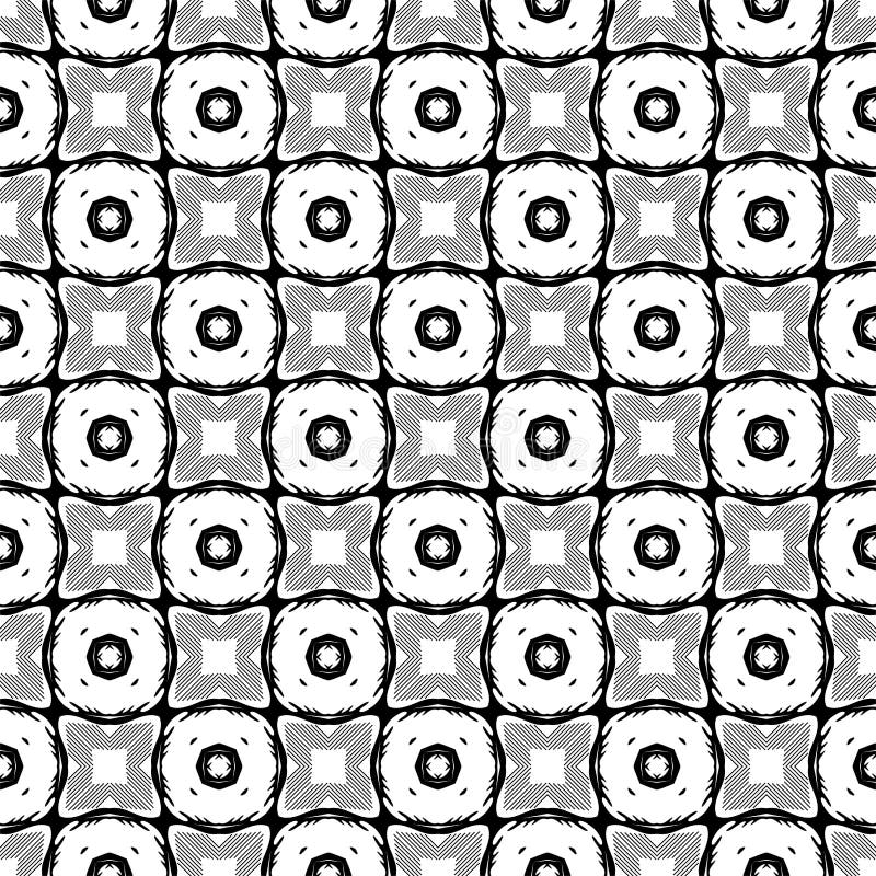Vector Black Black Repeated Design on White Background Vector ...