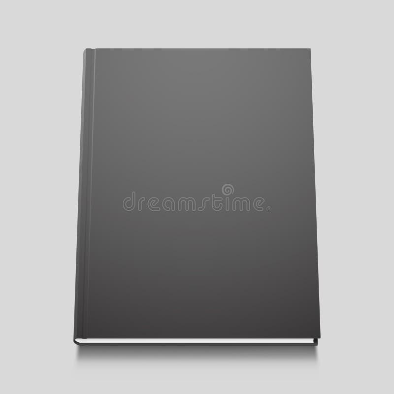 Vector Black Book Template, Realistic Design Stock Vector ...