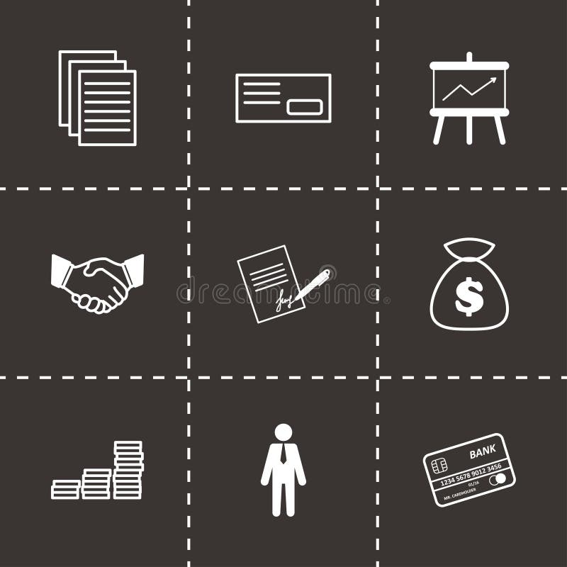 Vector Black Business Icons Set Stock Vector - Illustration of finance ... Vector Black Business Icons Set Stock Vector - Illustration of finance ...