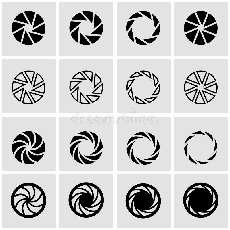 Camera Shutter Icon Set, Vector Eps10 Stock Vector - Illustration of ... Camera Shutter Icon Set, Vector Eps10 Stock Vector - Illustration of ...