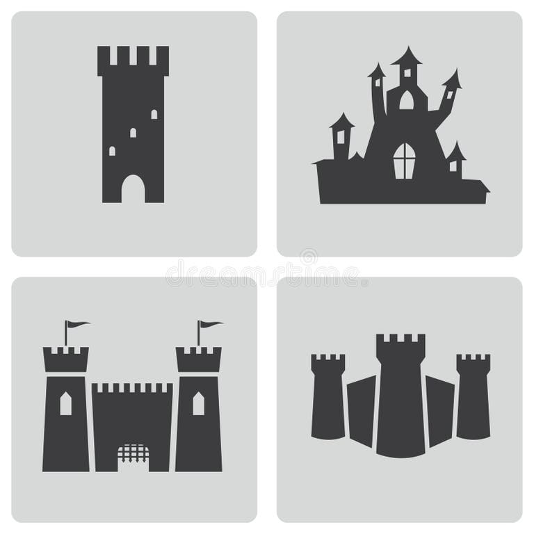 Castle Icons Stock Illustrations – 13,954 Castle Icons Stock ...