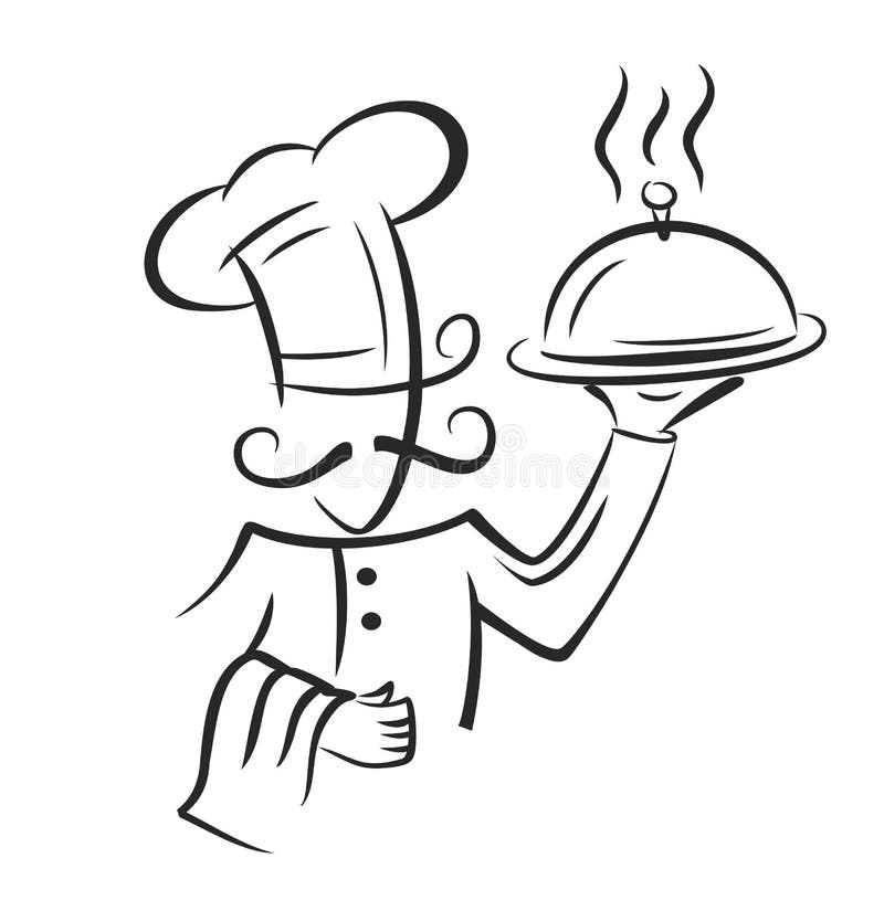 Vector black chef stock vector. Illustration of logotype - 69245908 Vector black chef stock vector. Illustration of logotype - 69245908
