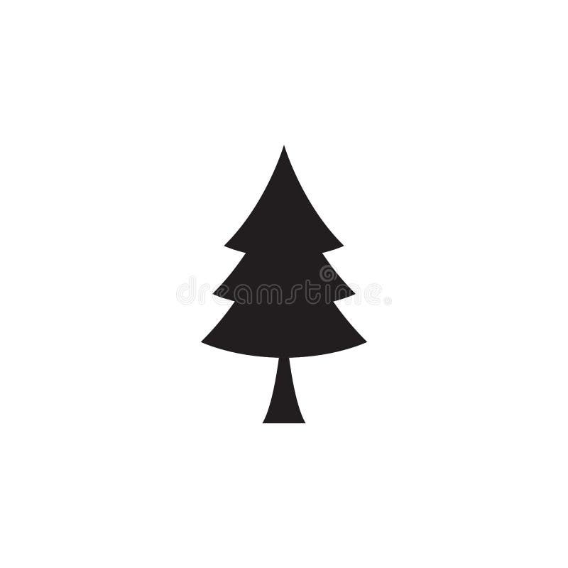 Vector Black Christmas Tree Stock Vector - Illustration of black, year ...