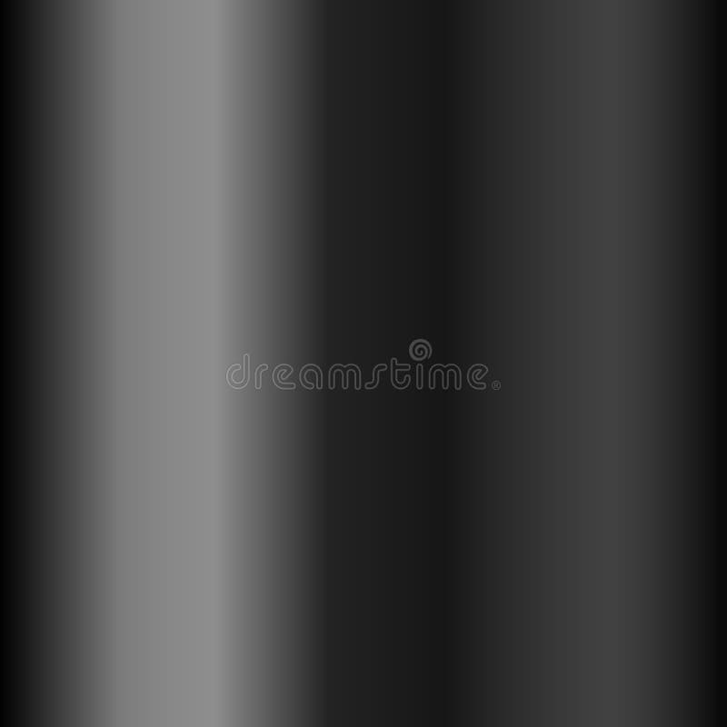 Vector Black Chrome Iron Metal Foil Texture Gradient Template Stock ...