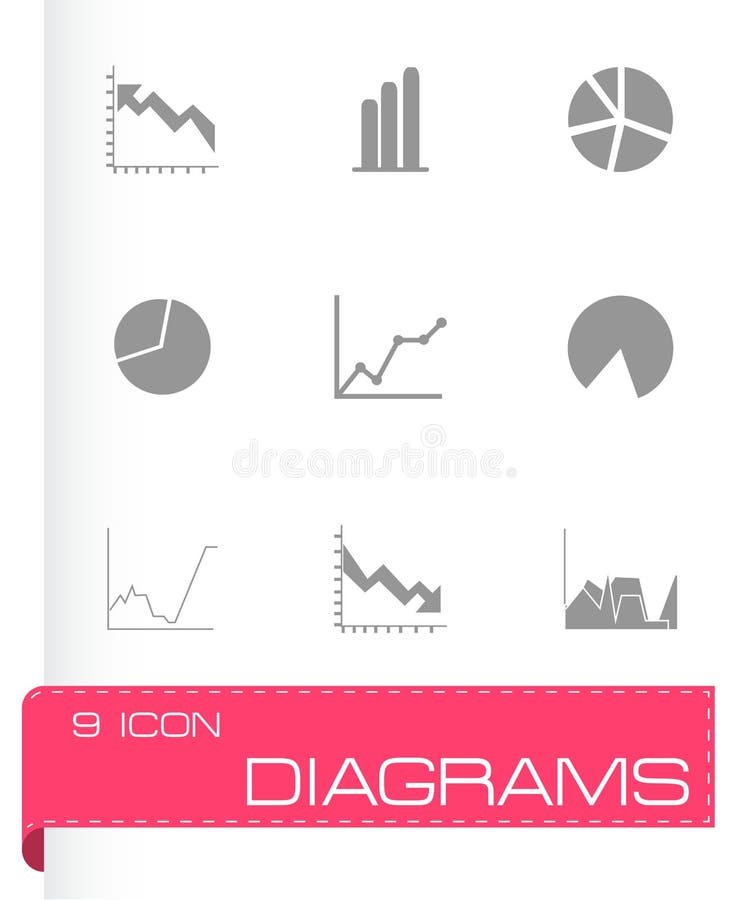 Vector Black Diagrams Icon Set Stock Illustrations – 393 Vector Black ...